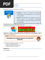 Comunicación - 22-03-22 - Estructura de La Anecdota. | PDF
