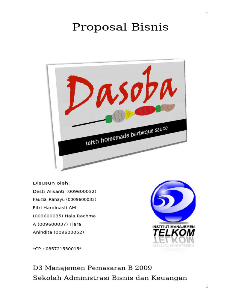 Contoh Proposal 2 - Dasoba | PDF