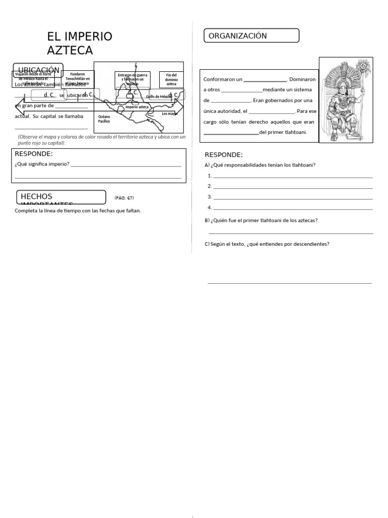 Guias Los Aztecas 4 Basico | PDF