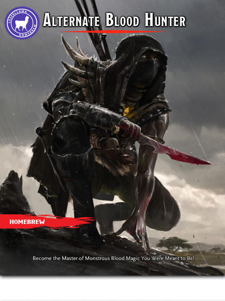 Alternate Blood Hunter - GM Binder | PDF