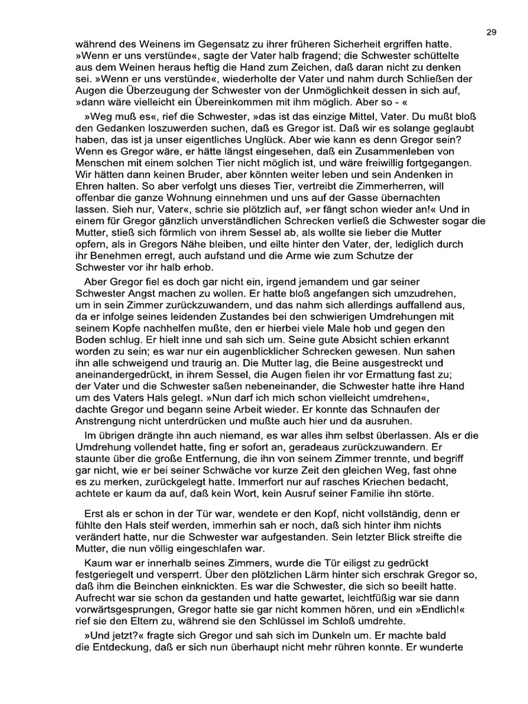 Die Verwandlung 5 | PDF