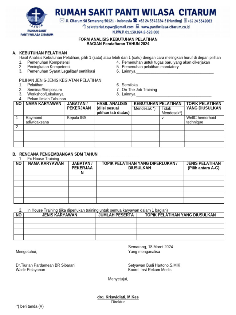 Form TNA Ray | PDF