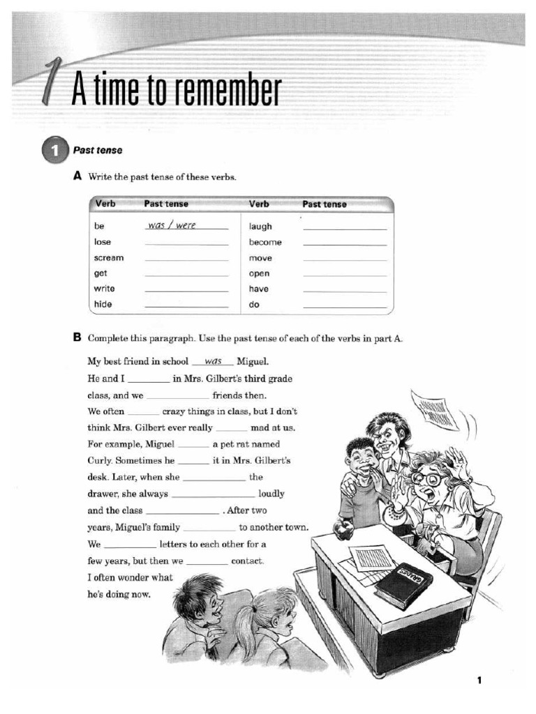 Interchange 2 Workbook Unit 1 | PDF