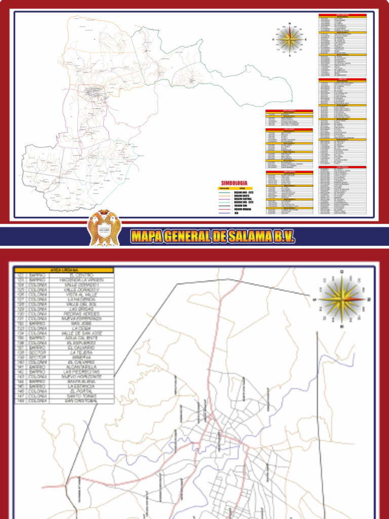29A Mapa General y Urbana de Salama | PDF