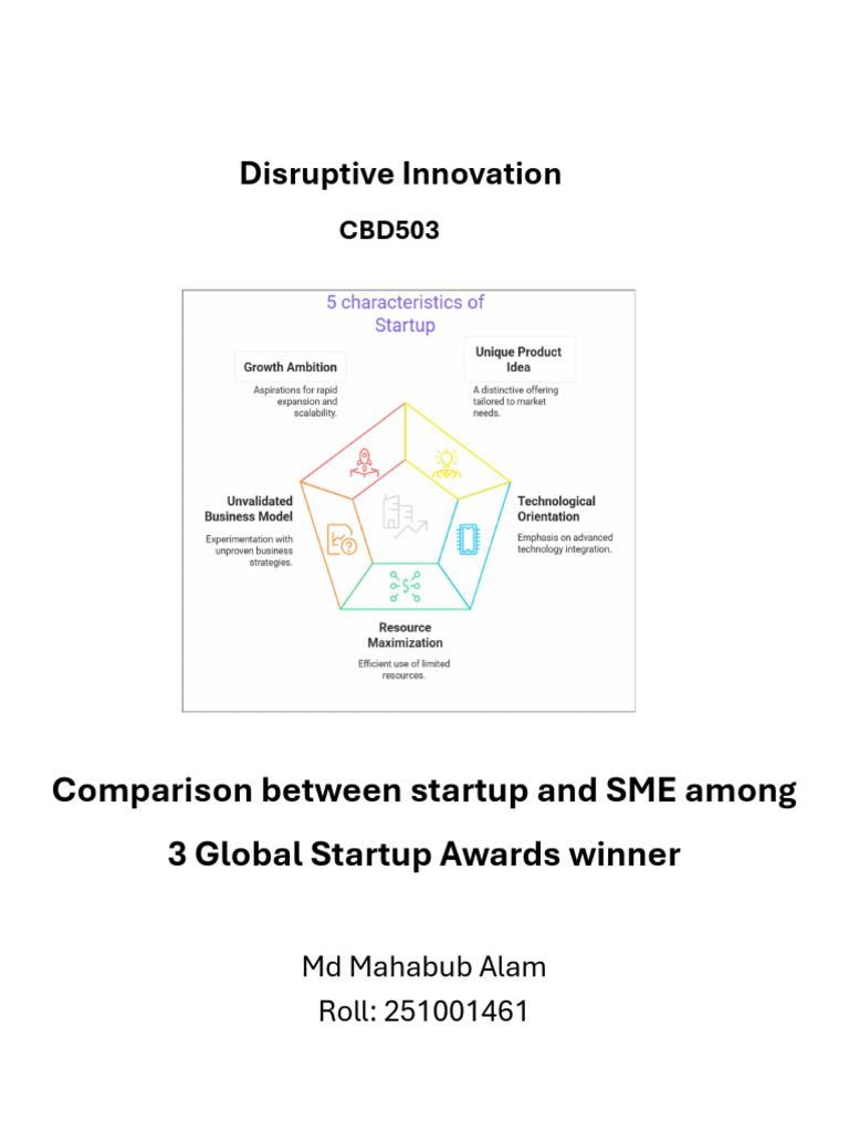 Assignement - Disruptive Innovation | PDF | Electric Vehicle | Agriculture