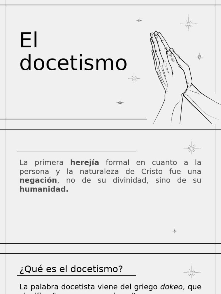 Docetismo y Ebionismo: Herejías Cristianas | PDF | Cristo (título) | Jesús