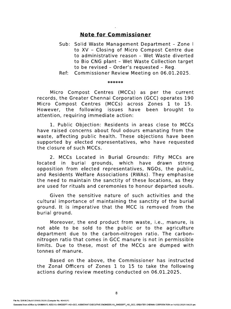 Bio CNG Plant and Revised Target | PDF
