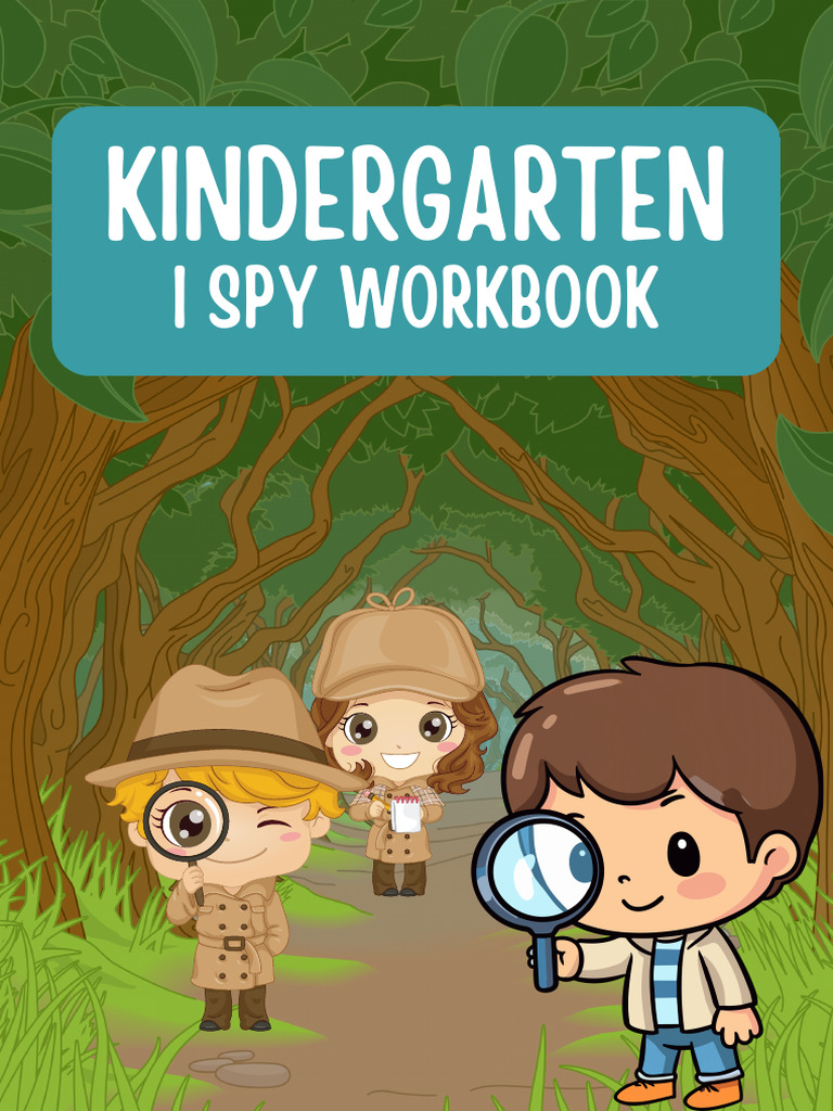 Fun and Colorful Kindergarten Math I Spy Counting Workbook | PDF