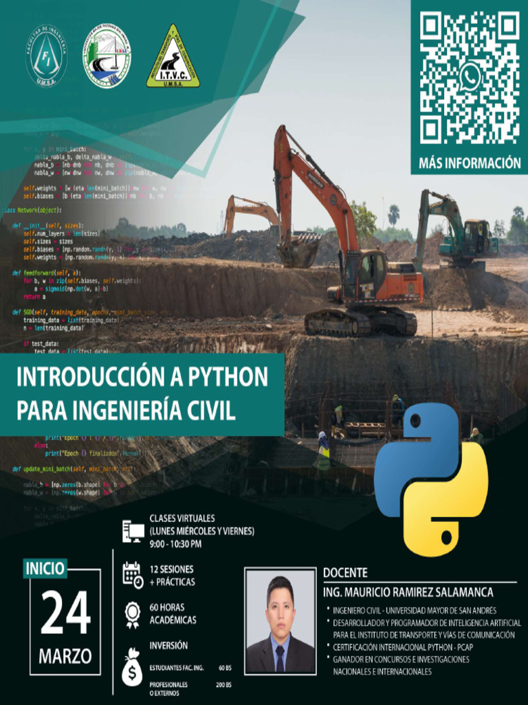 Introducción A Python para Ingeniería Civil | PDF
