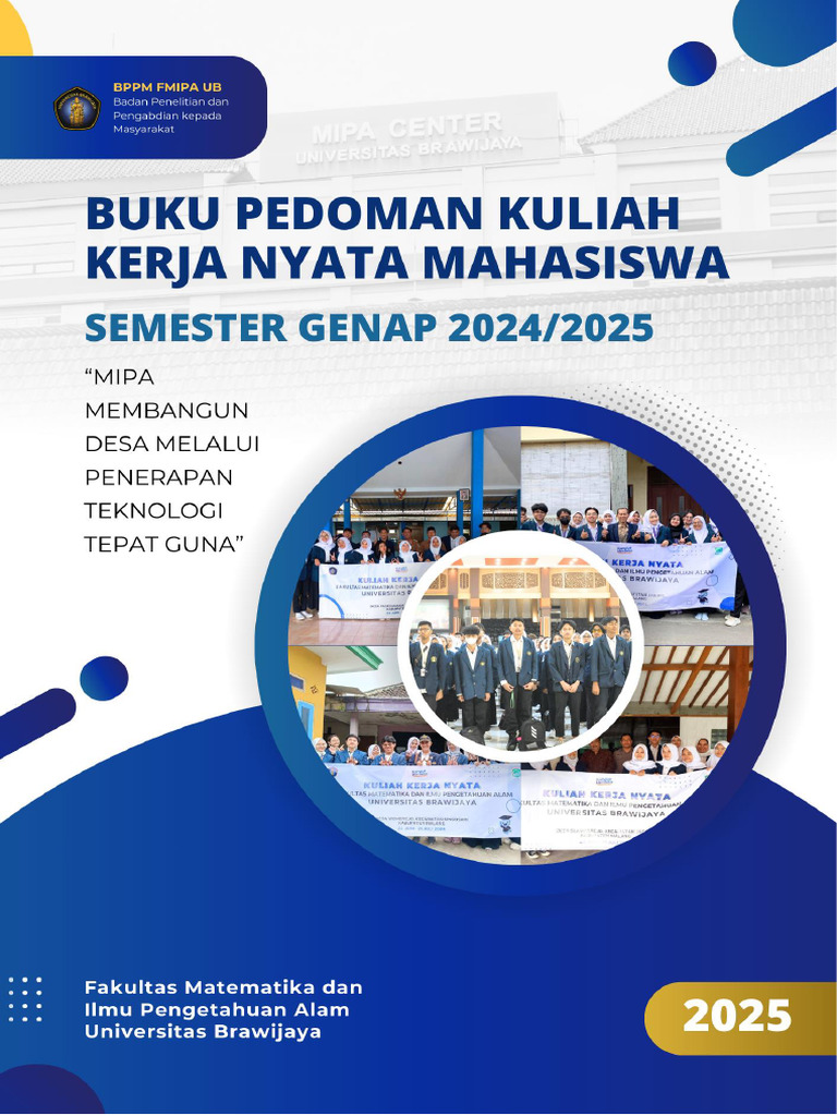 Buku Pedoman KKN FMIPA 2025 Final 1 | PDF