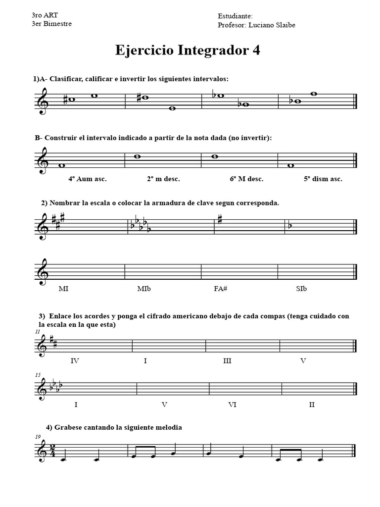 1 - Ejercicio Integrador 4 | PDF