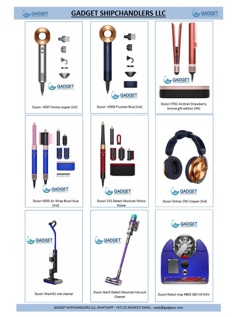 Dyson Product Catalog Overview | PDF