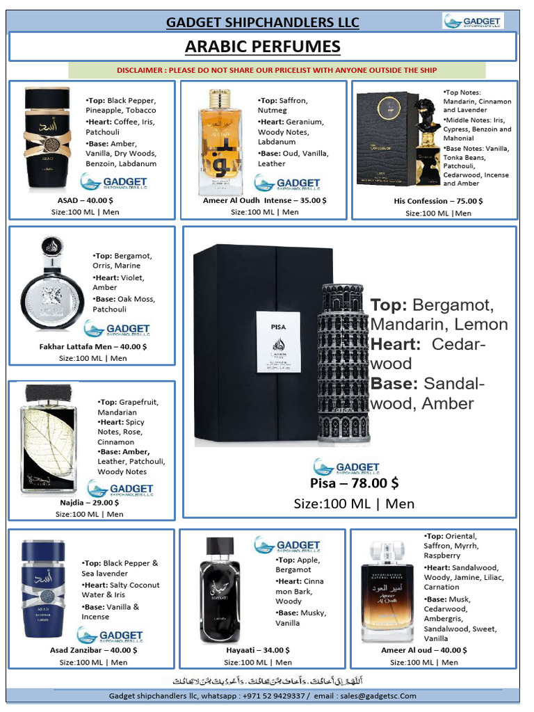 4A. Perfume (Arabic) 25_compressed-1 | PDF | Perfumery