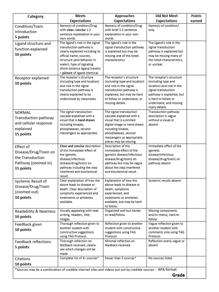 Cell Communication Signal Transduction Pathway Project 2024 | PDF ...