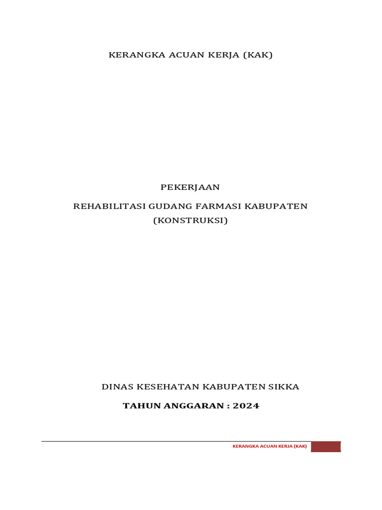KAK Rehab GFK Fisik | PDF