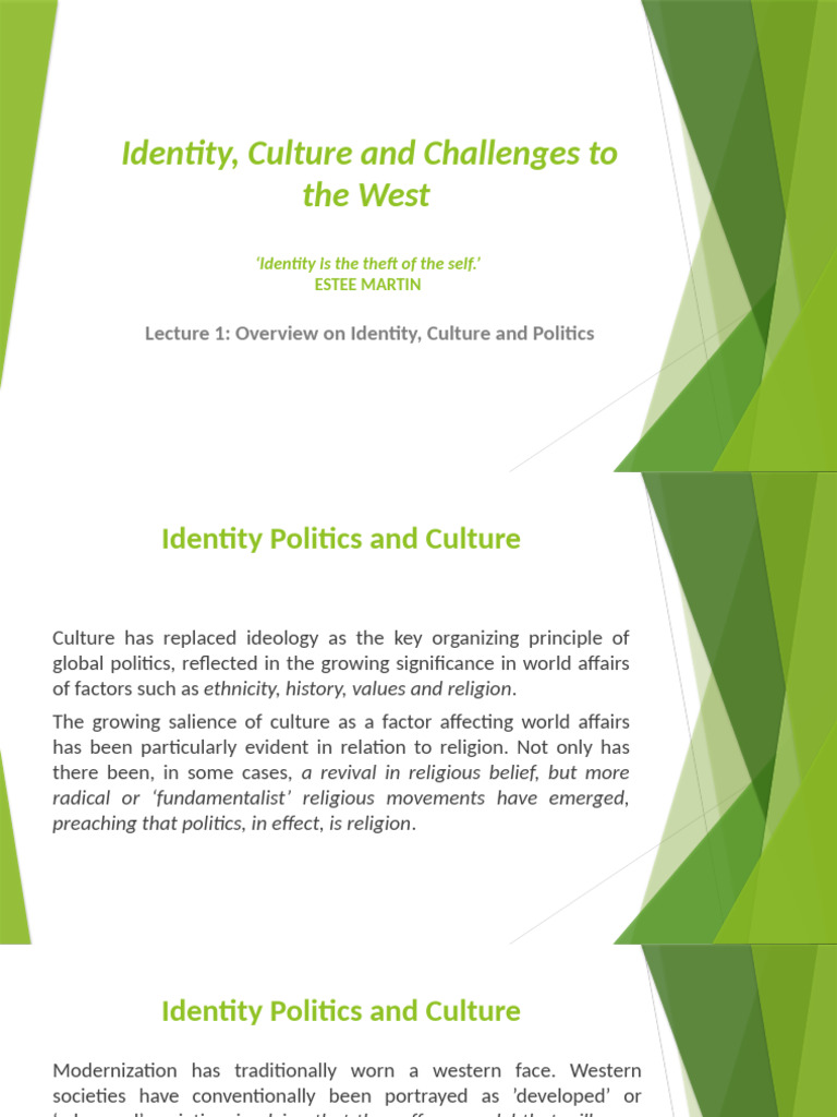 Identity Politics and Cultural Challenges | PDF | Islamism | Christian ...
