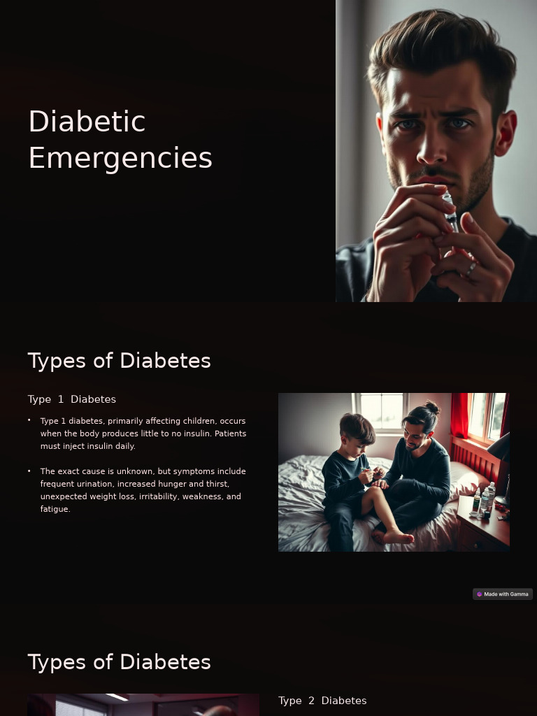 Diabetic Emergencies | PDF | Diabetes | Hyperglycemia