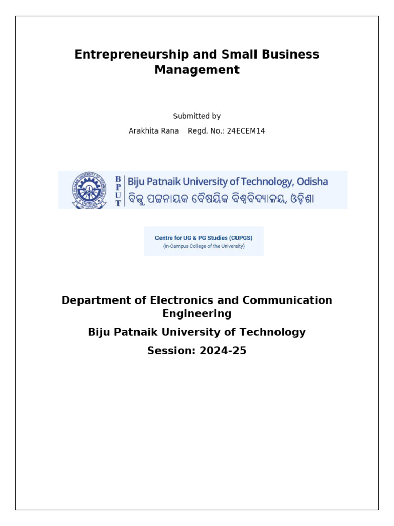 Entrepreneurship and Small Business Insights | PDF | Entrepreneurship ...