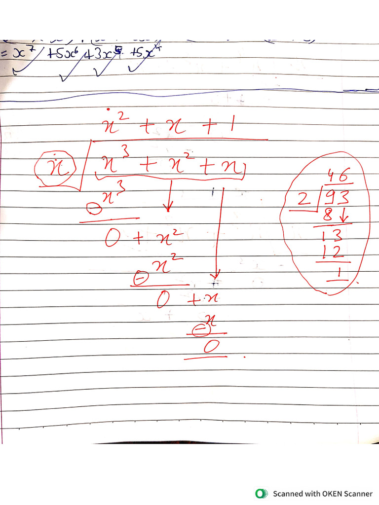 Polynomial Division For Practice | PDF