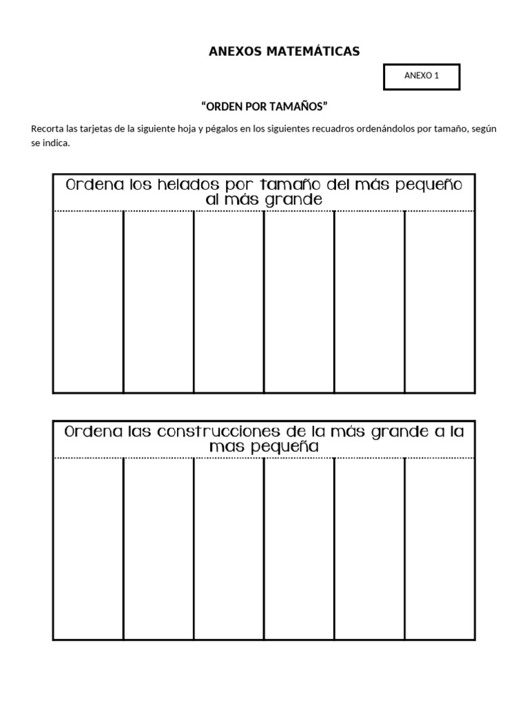 Anexos Matemáticas Semana 28 Febrero A 04 Marzo 2022 | PDF