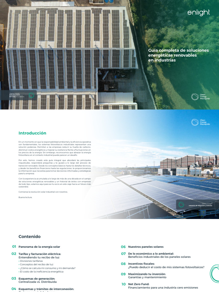Enlight Guia Soluciones 2024 | PDF | Energía solar | Fotovoltaica