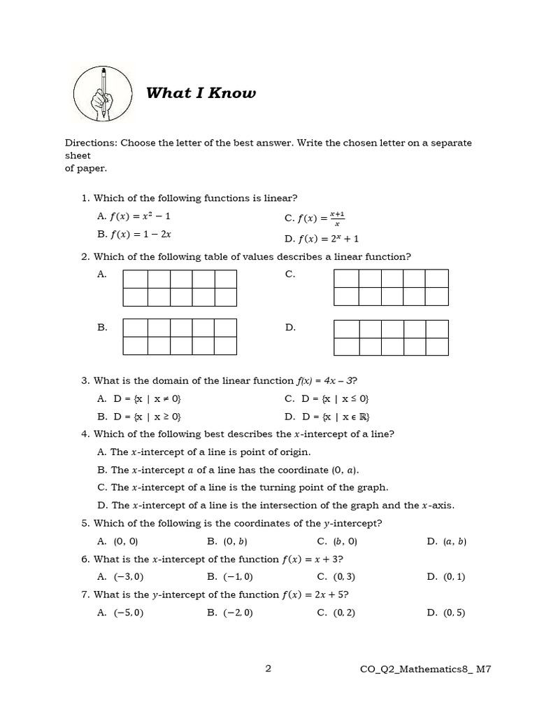 Understanding Linear Functions in Math | PDF | Function (Mathematics ...
