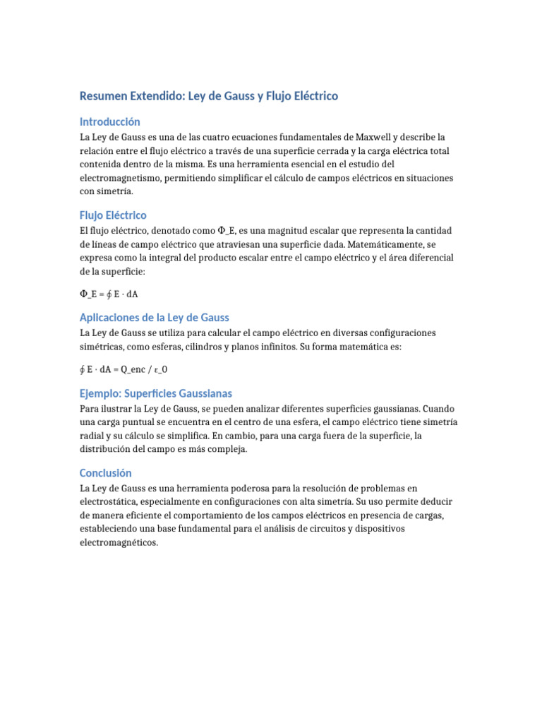 Resumen_Ley_de_Gauss (2) | PDF