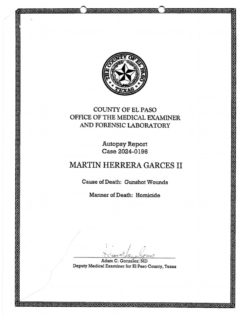 Autopsy Report | PDF