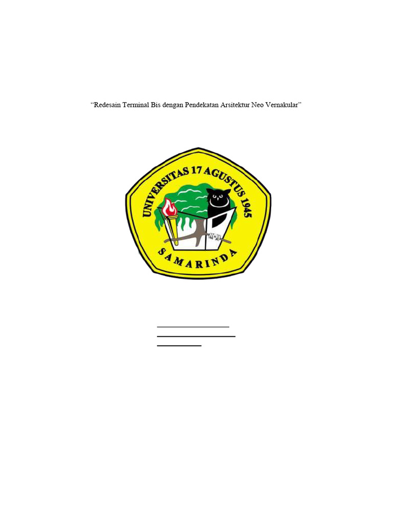 Redesain Terminal Bis Neo Vernakular | PDF