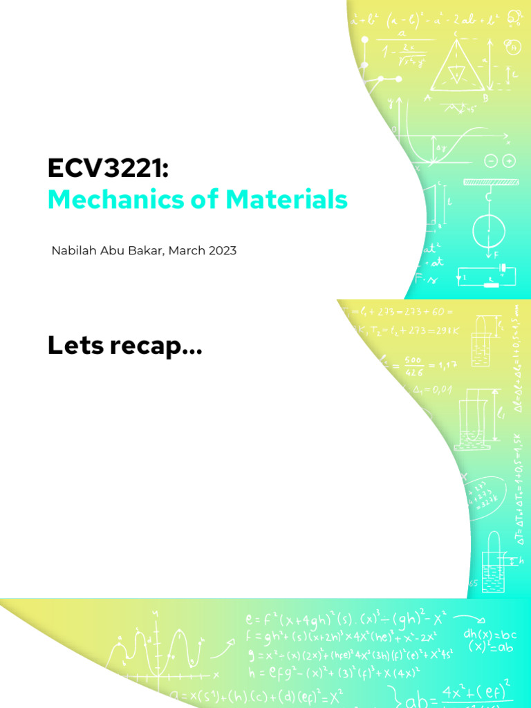 Combined Stress in Structural Members | PDF | Stress (Mechanics) | Bending