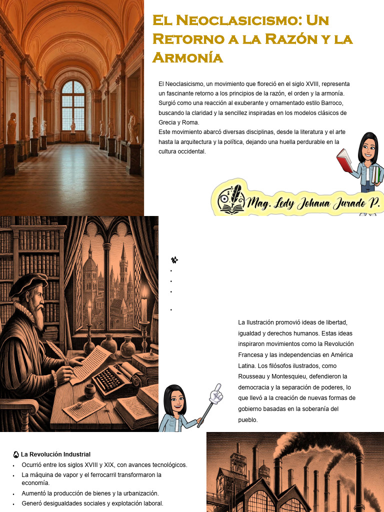 8° - 1 - Tema Lit Neoclasicismo Ii P | PDF | Era de iluminacion | revolución Francesa