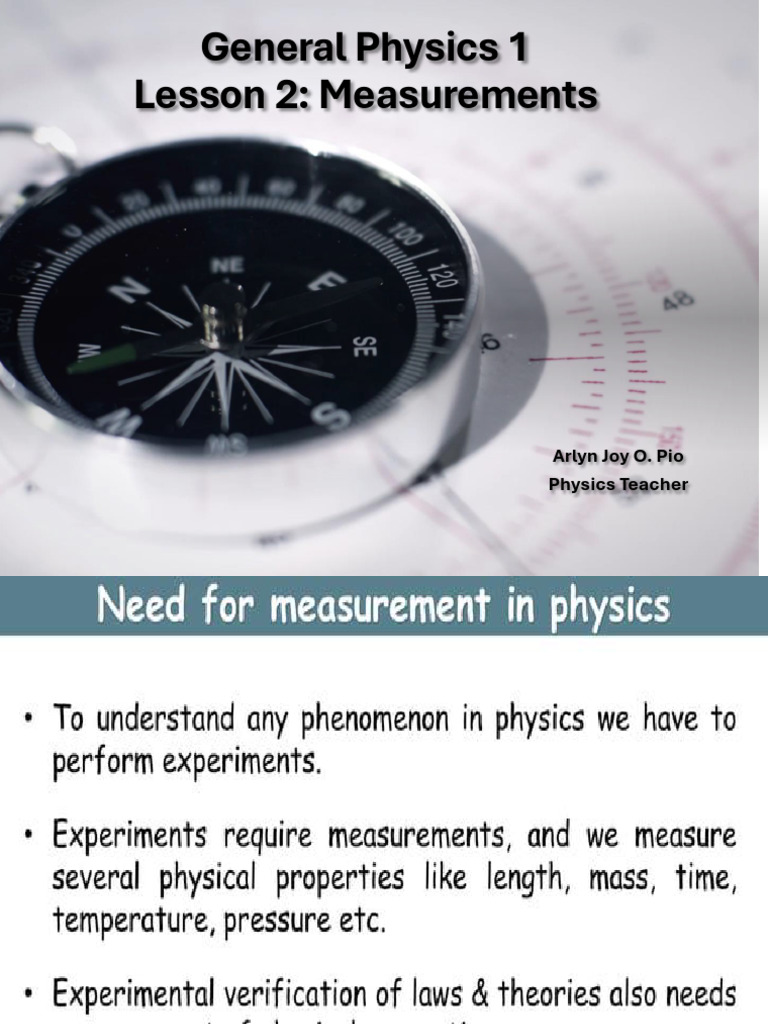 Physics Lesson 2 | PDF