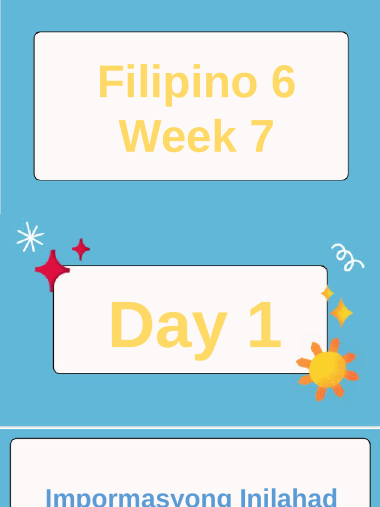 Fil6 q4 Week7 Melc | PDF