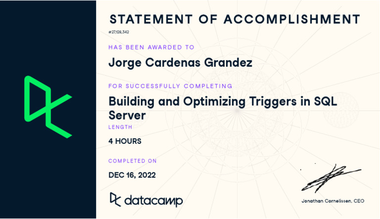 Building and Optimizing Triggers in SQL | PDF