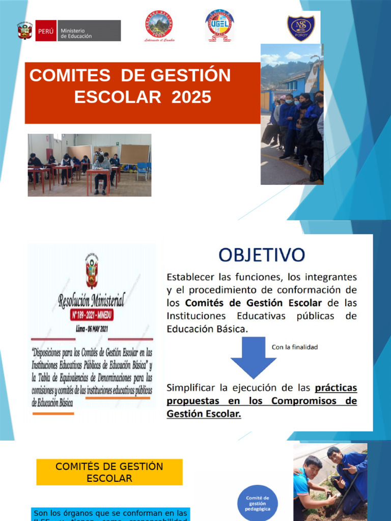 Compromisos de Gestion Escolar-2025 | PDF