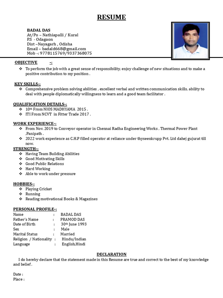 Badal Resume 453 | PDF