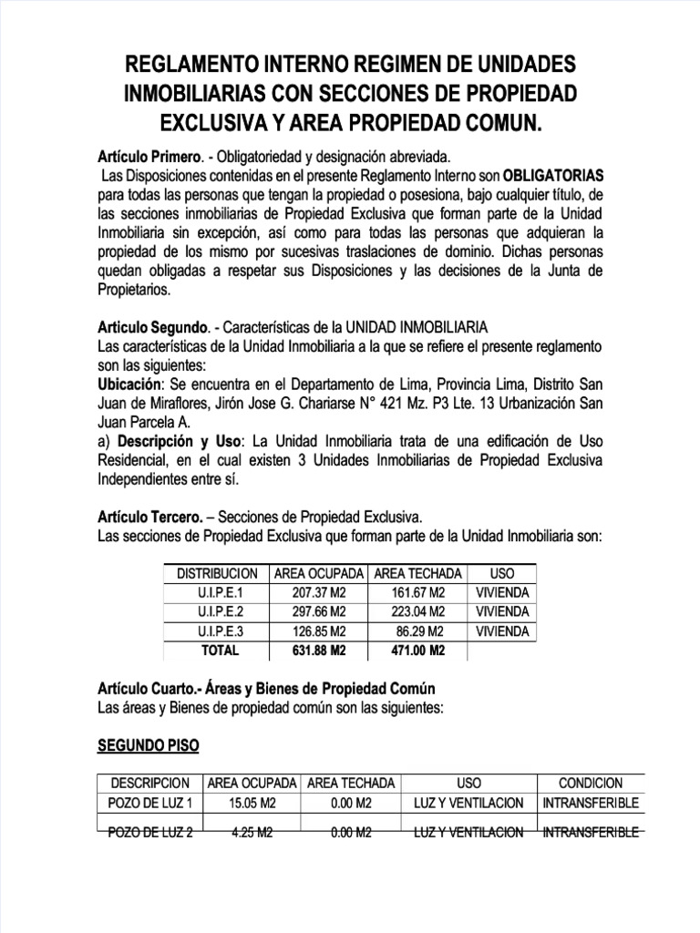 pdf-reglamento-interno_compress | PDF | Propiedad | Presupuesto