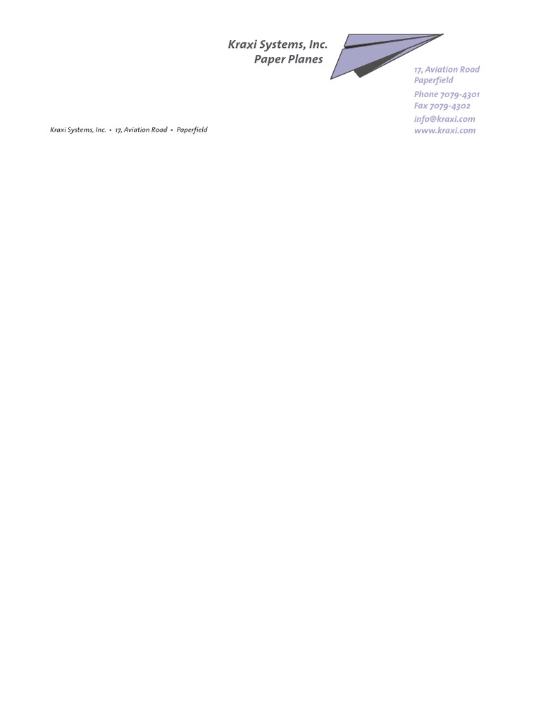Kraxi Systems, Inc. Contact Information | PDF