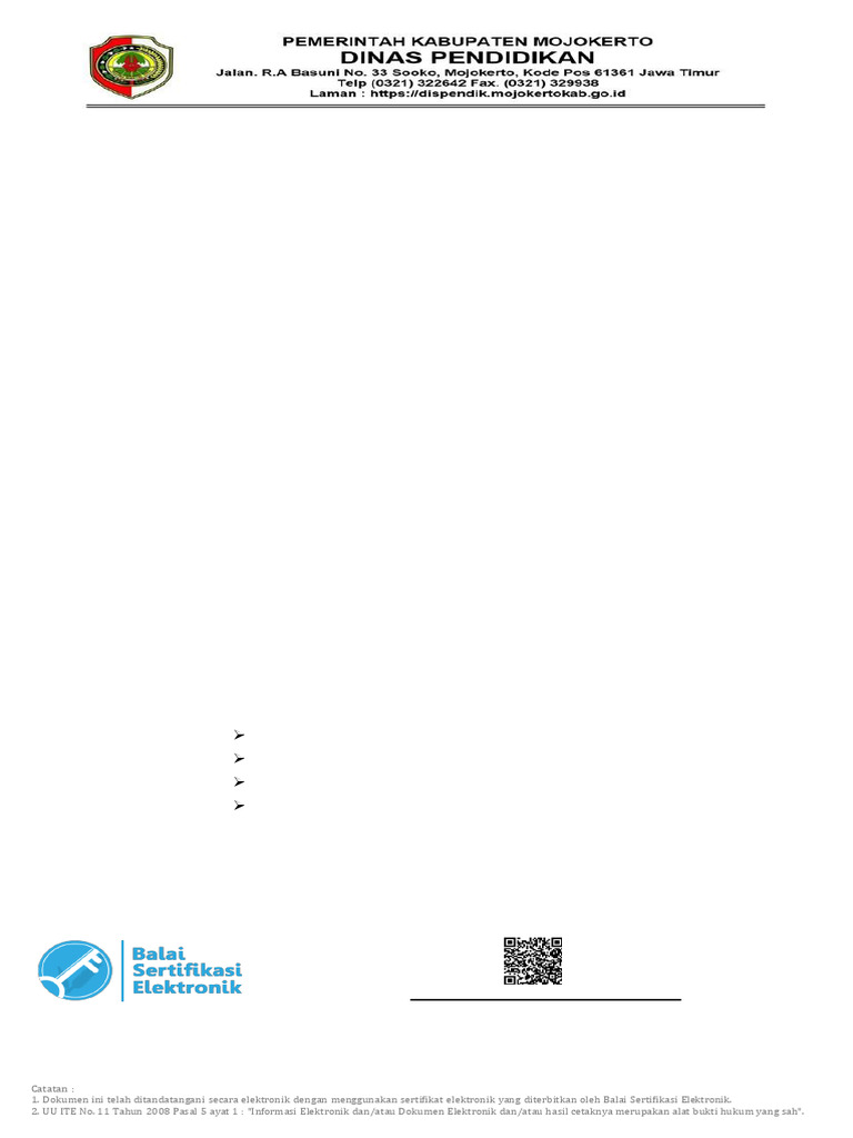 Edaran Outing Class | PDF