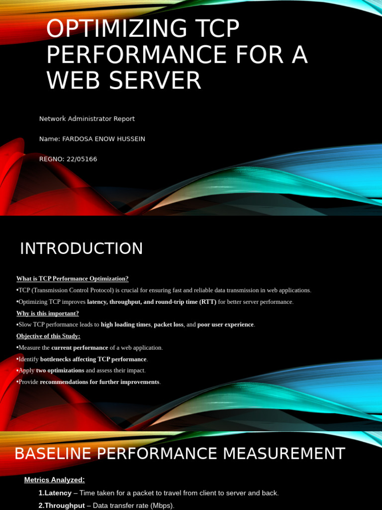 Networking Presentation | PDF | Transmission Control Protocol | Computer Network
