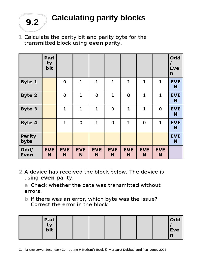Calculating Parity Blocks | PDF | Bit | Computer Architecture