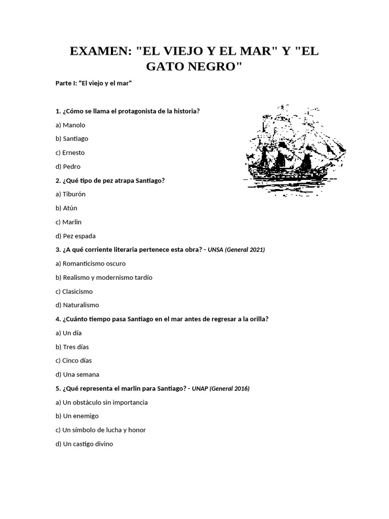 EXAMEN LITERATURA 1 | PDF