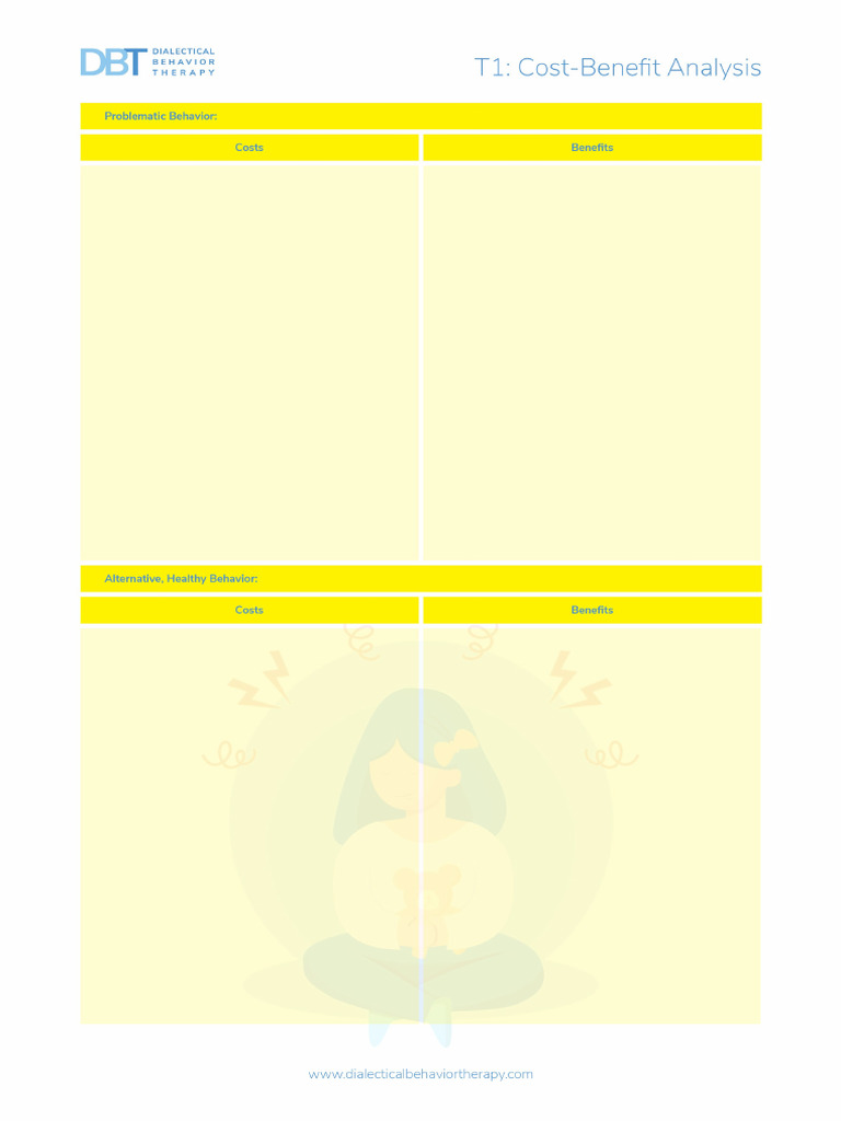 DBT-Forms-Distress-Tolerance-T1 | PDF