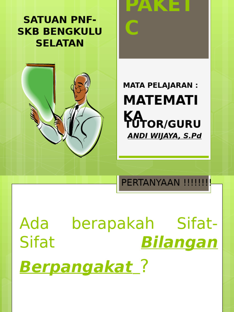 MATERI MTK PAKET C | PDF