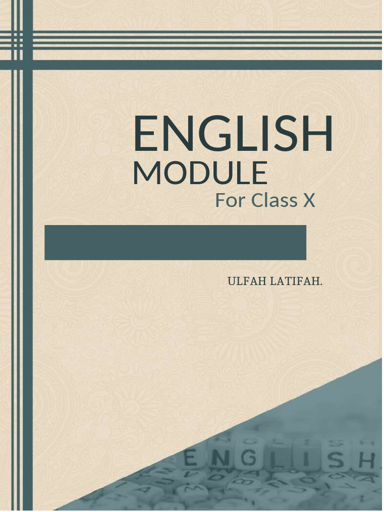 MODUL KELAS X (1) | PDF