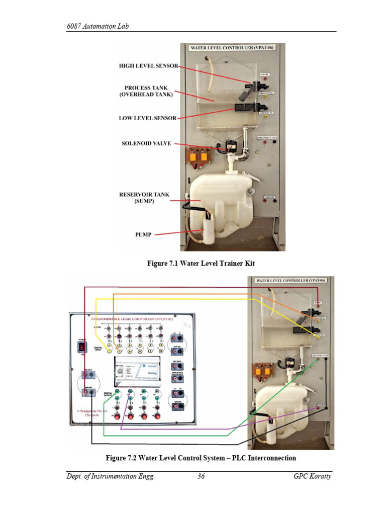 Experiment 7 Water Level Control Using PLC | PDF | Programmable Logic Controller | Computer ...