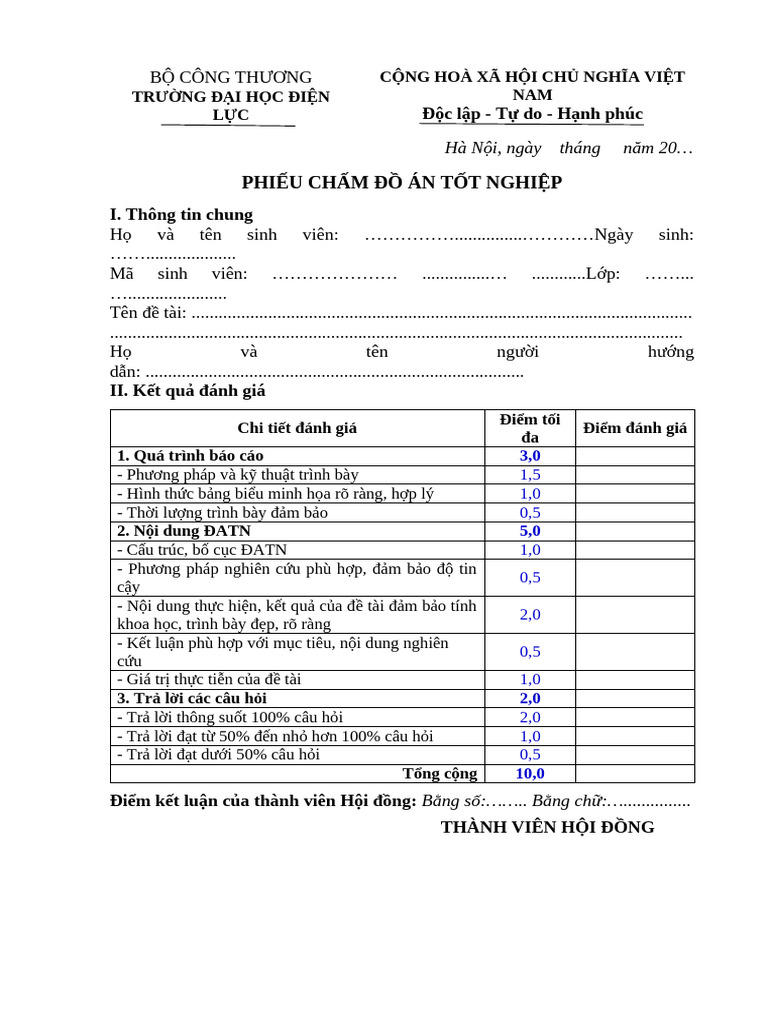 3. Mau 2_ Phieu cham ĐATN | PDF