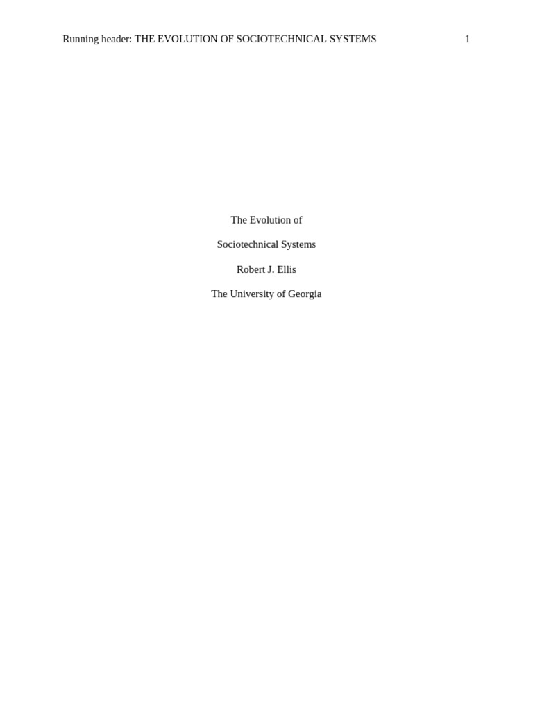 The Evolution of Sts Paper | PDF