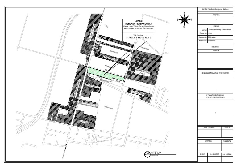 Peta Lokasi Proyek Permata Hijau | PDF