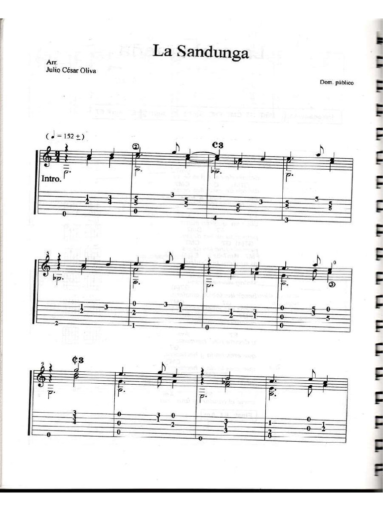 La Sandunga Arr Julio Cesar Oliva | PDF